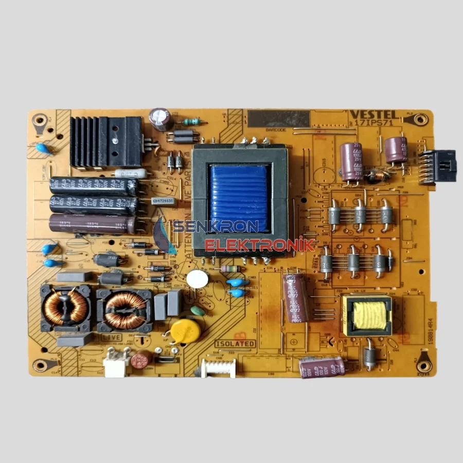 17IPS71, SEG 40SD6100 LED TV POWER BOARD, BESLEME KARTI-SNK2197 ...
